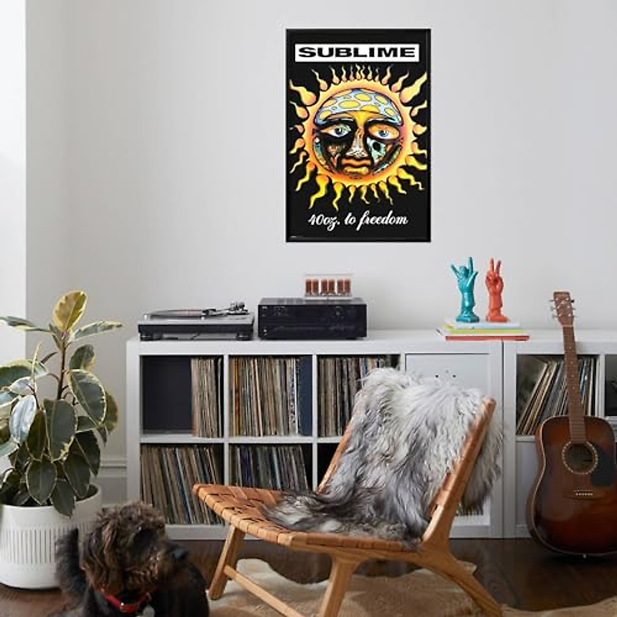 AllPosters Wall Poster Sublime- 40 Oz. To Freedom on Black Frame, 24x36