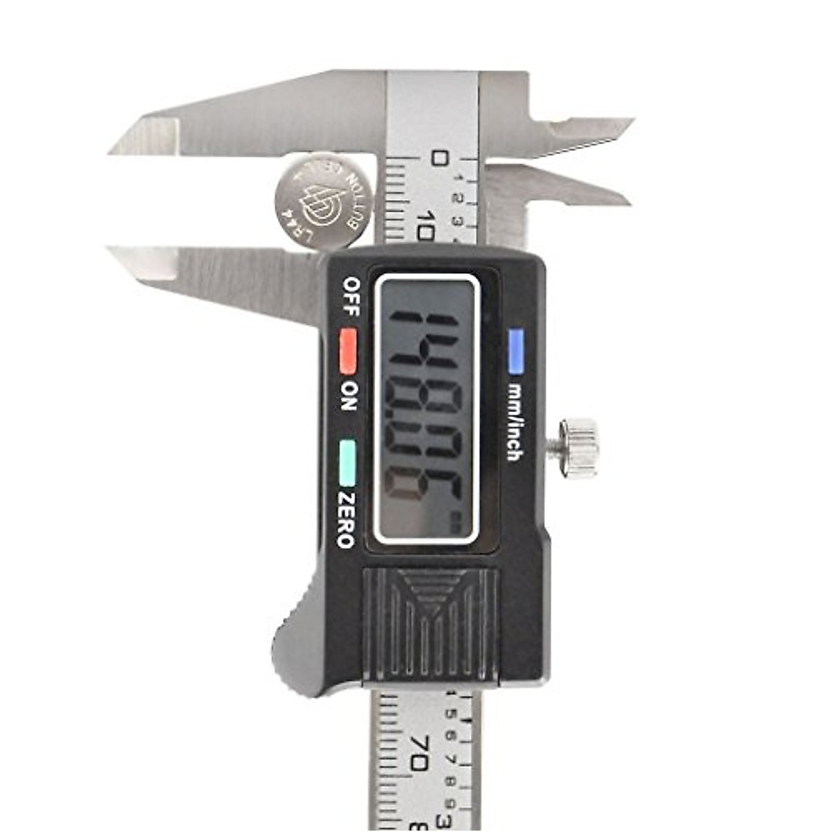 iKKEGOL Precision 100mm 4 Inch Digital Electronic Gauge Stainless Steel Vernier Caliper Micrometer (Small)