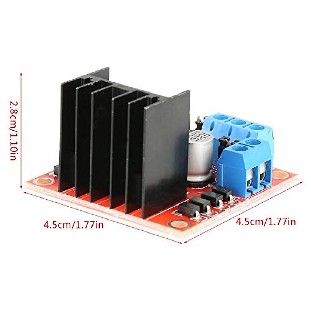 Davitu Motor Driver - 1pc DC Motor Driver Stepper Motor Driving Module L298N Module H Bridge Driver Board Module for Stepper Motor Smart Car Robot