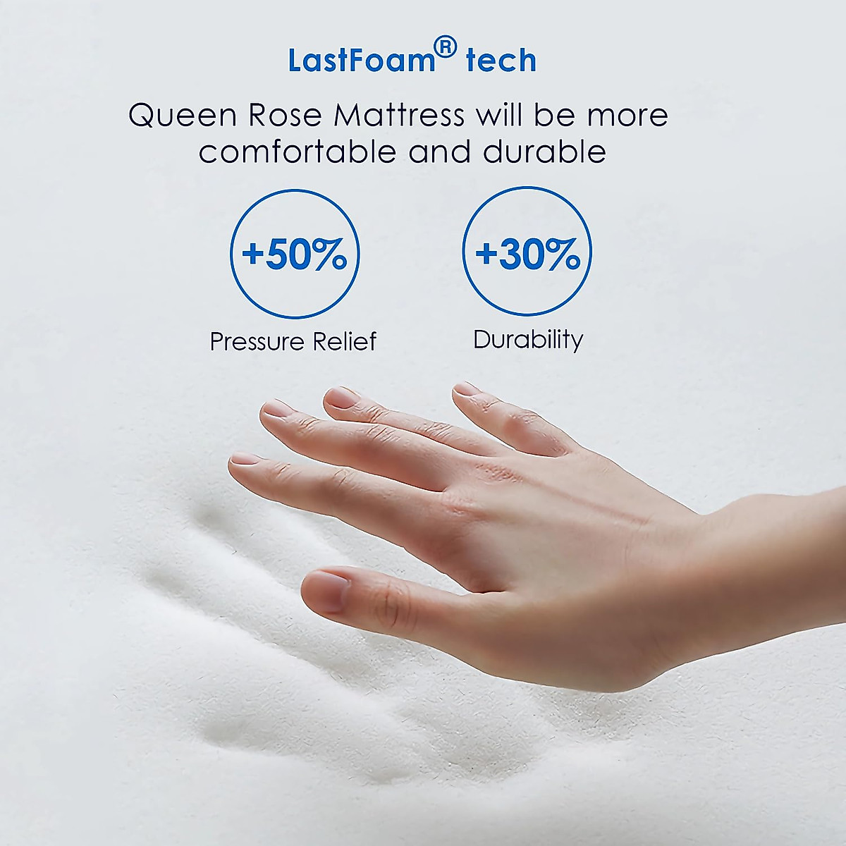 QUEEN ROSE Twin Size Mattress, 12 Inch Hybrid Mattress in a Box, Cooling Gel Memory Foam & Individually Pocket Innerspring, Medium Firm Twin Bed, CertiPUR-US Certified & Fiberglass Free