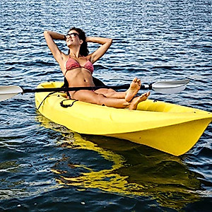 Kayak Seat, Universal Detachable Padded Canoe Seat Kayak Backrest Cushion with Adjustable Strap for Drifting Rafting Canoeing Kayaking Fishing
