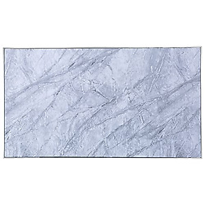 AZhome Kitchen and Dining Room Sets, Grey and Silver Pedestal Dining Table with 4 Grey Buttons Tufted Dining Chairs