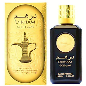 Ard Al Zaafaran Dirham Gold Eau De Parfum Spray, 3.4 Ounce (Unisex)