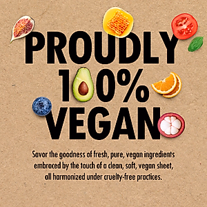 FARMSKIN Organic Face Mask, 12 pcs - Hydrating, Moisturizing, Brightening, Soothing, Cruelty-Free