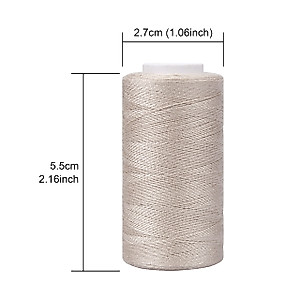 Ryalan 12 Color Set of Polyester All-Purpose Sewing Threads Prewound Bobbin Thread Plastic for Embroidery and Sewing Machine DIY Embroidery Thread Sewing Thread 382 Yards/350 m Each (12 pieces)