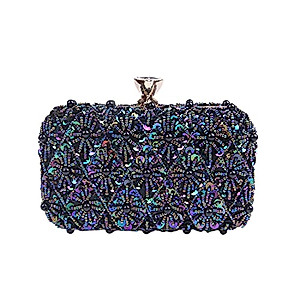 FUKZTE Women Clutch Banquet Evening Crossbody Handbag Glitter Clutch Purse Women's Evening Handbags,Multicoloured
