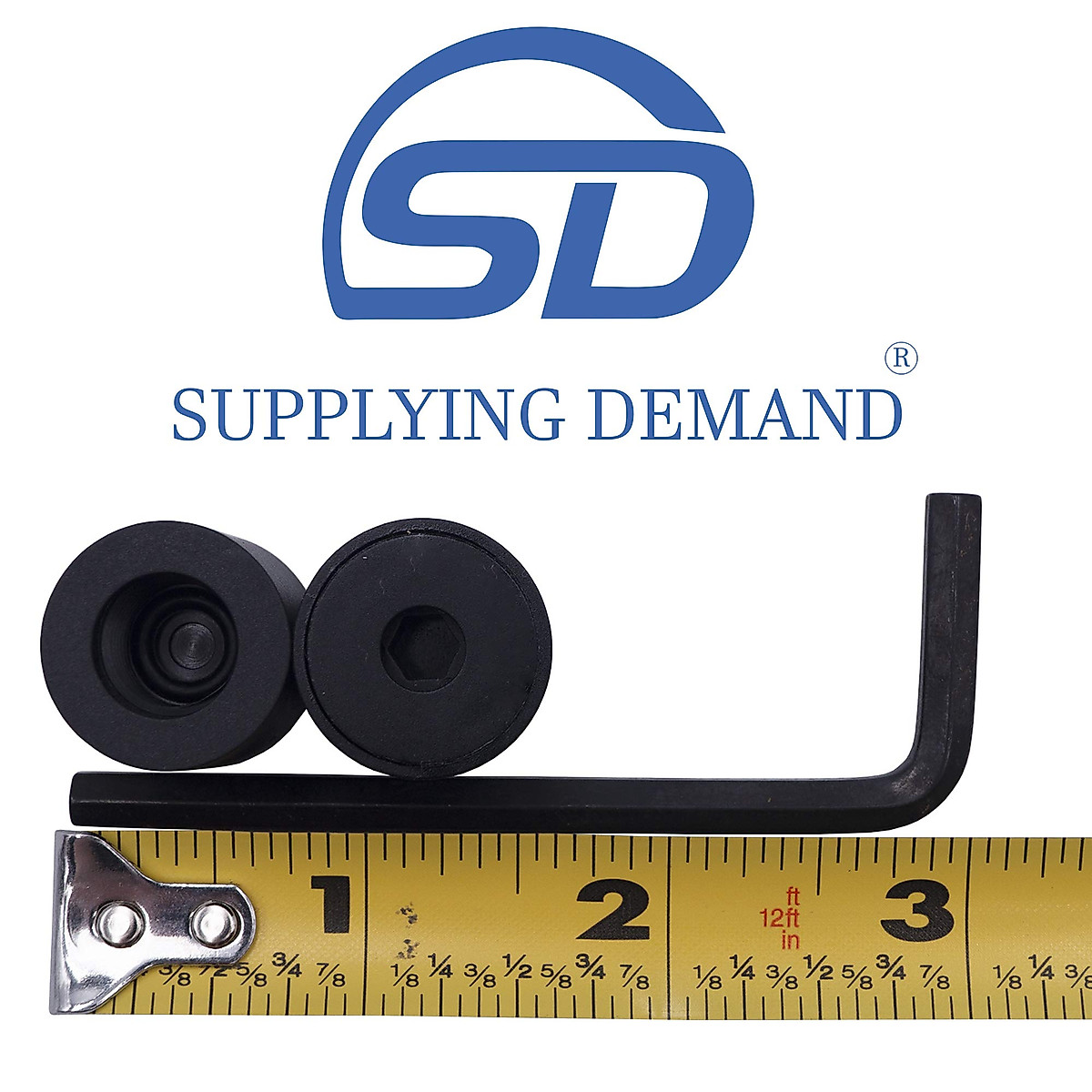 Supplying Demand SFL1410 10 Pack 1/4 Inch Safety Locking Caps with Tool