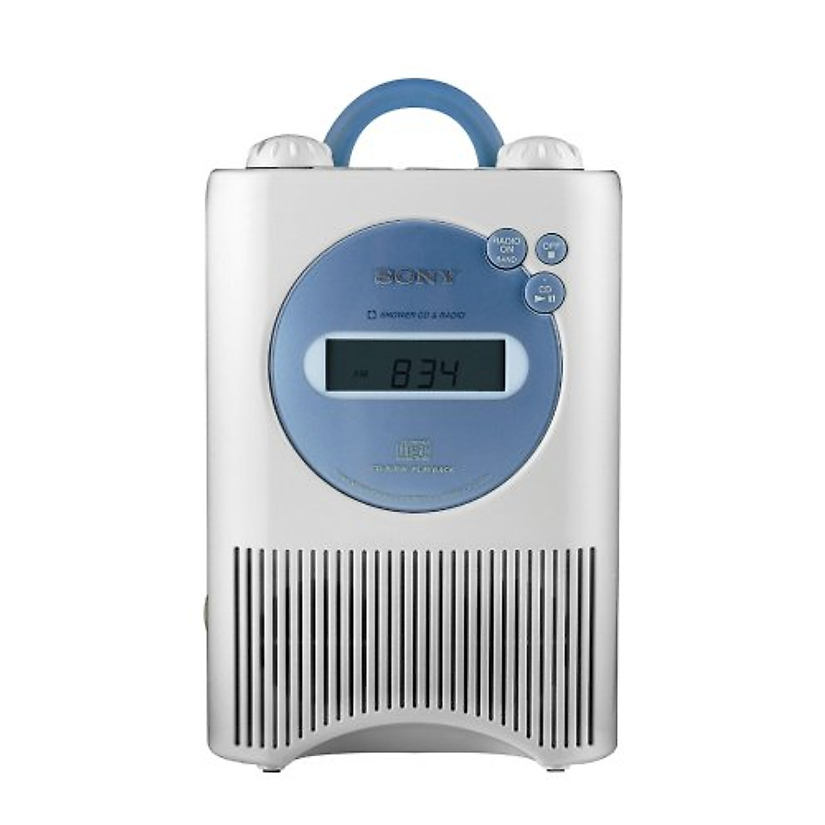 Sony ICF-CD73W AM/FM/Weather Shower CD Clock Radio - White (Discontinued by Manufacturer)