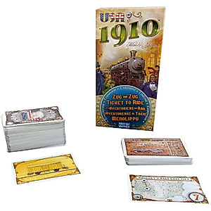 Ticket To Ride and USA 1910 Expansion Bundle