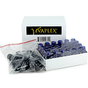 Vivaplex, 24, Cobalt Blue, 10 ml (1/3 oz) Glass Bottles, with Glass Eye Droppers
