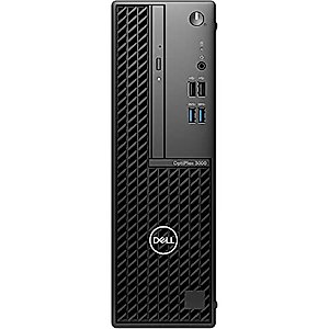 Dell OptiPlex 3000 SFF Small Form Factor Desktop Computer - 12th Gen Intel Core i5-12500 6-Core up to 4.60 GHz CPU, 32GB RAM, 2TB NVMe SSD + 2TB HDD, Intel UHD Graphics 770, DVD-RW, Windows 10 Pro