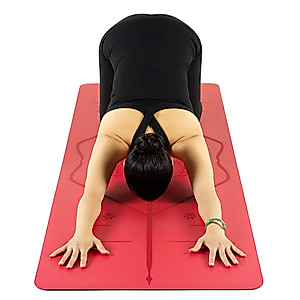 Liforme Zodiac New Year Collection - Free Yoga Bag, Patented Alignment System, Warrior-like Grip, Non-Slip, Eco-friendly, Sweat-resistant, Long, Wide and Thick for Comfort - Phoenix