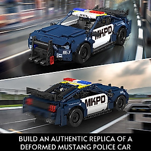 Mould King 27004 Mini P1 Sports Car Model Building Kits, MOC Building Blocks Set to Build, Gift for Kids Age 8+/Adult Collections Enthusiasts(306 Pieces, Static Version with Display Box)