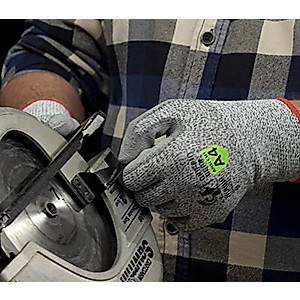 MAGID Polyurethane Coated ANSI Level A4 Cut-Resistant Firm Grip Work Gloves, 12 Pairs, Size 7/Small, GPD452