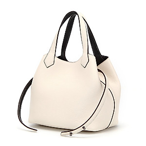 Palla Women's A-Bag Plus (REVERSIBLE) Ivory-Black, Small