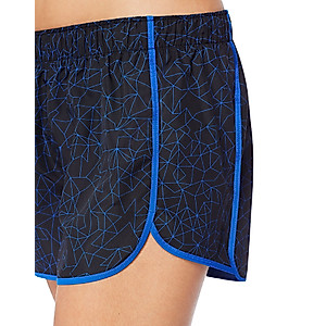 Hanes Sport Women's Performance Run Short,Ebony/True White,X-Large