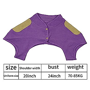 Toysructin Parrot Training Shoulder Cape, Parrot Anti Scratch Shoulder Protector, Parrots Bird Poop Clothing Protector Stand Anti Scratch Anklet Pet Shoulder Pad Diaper Shawl for Small Large Birds