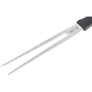 Mercer Culinary M14007 Millennia Black Handle, 7-Inch Straight, Cook's Fork