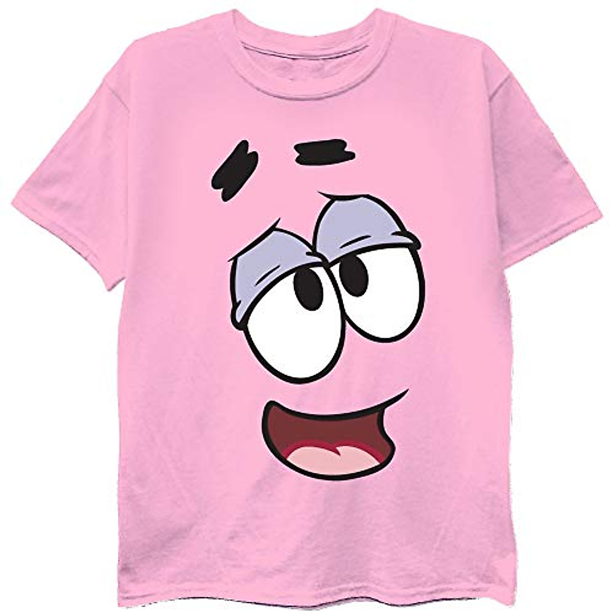 FREEZE Spongebob Character Big Face T-Shirt Bundle (7, SpogeBob,Patrick,Squidward & Mr. Krabs)