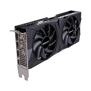 PNY GeForce RTX™ 4060 Ti 8GB Verto™ Dual Fan Graphics Card DLSS 3 (128-bit, PCIe 4.0, GDDR6, HDMI/DisplayPort, Supports 4k, 2 Slot)
