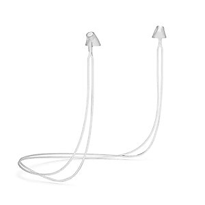 Flare Calmer Secure Mini – Small Ear Plugs Alternative – Reduce Annoying Noises Without Blocking Sound – Soft Reusable Flexible Silicone with Built-in Lanyard – Translucent