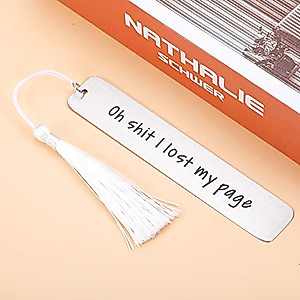 Funny Bookmark Gifts for Women,Book Lover Gift for Women Friend Birthday Christmas Gifts for BFF Her Spicy Reader Book Club Gifts, Female Friend Valentines Day Graduation Gifts for Son Daughter