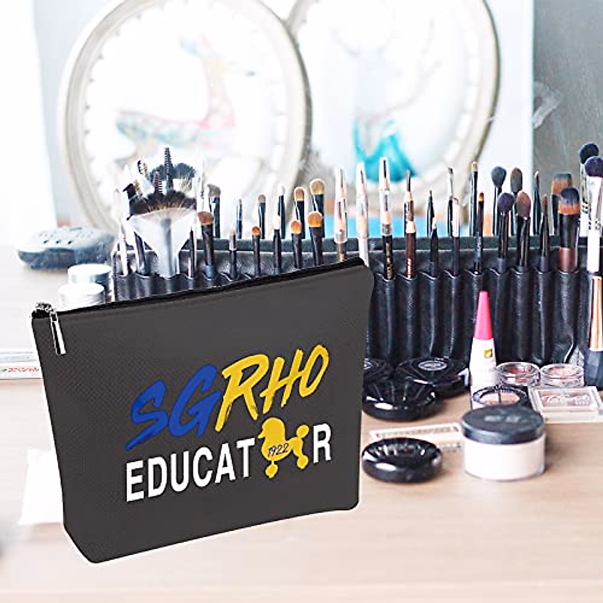 Sigma Gamma Rho Makeup Bag Gift Sigma Gamma Rho 1922 Sgrho Educator Sgrho Teacher Gift (Sgrho Educator bag)