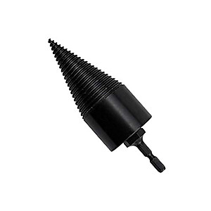 DOITOOL 42mm Log Splitter Wood Splitter Drill Heavy Duty Drill Screw Cone Driver Fire Wood Log Splitter Splitting Wood Cone Drill Bit (Large)