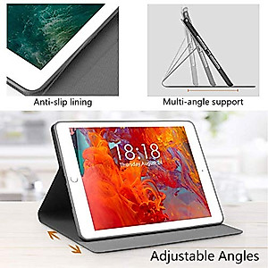 Marble Yellow Case Fit for IPad Air 3 Pro 10.5 Inch Case with Auto Sleep/Wake Ultra Slim Lightweight Stand Leather Cases