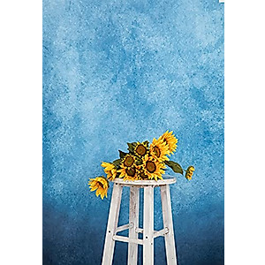 Kate 5x7ft Dark Blue Abstract Backdrops Blue Portrait Professional Backgrounds Retro Backdrop