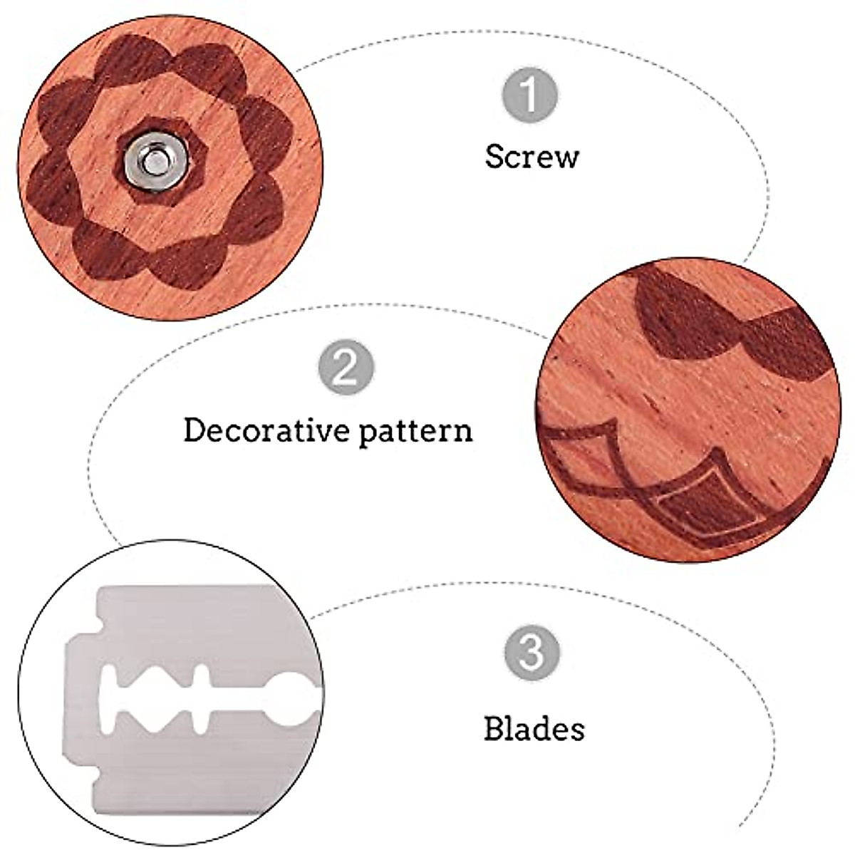 DOITOOL UFO Bread Lame Scoring Tool, Bread Lame Cutter for Homemade Sourdough Bread Bakers Bread Razor Scorer Blade Bread Scoring Knife for Artisan Bread and Baguette Makers