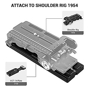 SMALLRIG Universal Quick Release Tripod Adapter Plate for Sony VCT-14 - 2169