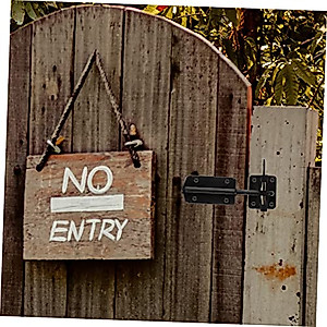 ULTECHNOVO 1 Set Plug Heavy Duty Hinge Outdoor Hooks Door Chain Lock Heavy Duty Gate Handles Locking Gate Latch Gate Latch Pull Latch Hook Gate Hinges for Wooden Fences Heavy Duty Steel Metal