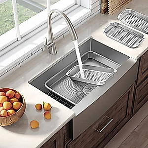 5 Pack Grill Baskets for Outdoor Grill, 11"x16.5" Heavy Duty Stainless Steel Vegetable Grill Basket, Grilling Accessories for All Grills & Smokers - Grilling Gifts for Men