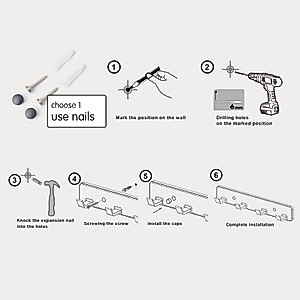 4 Hooks Matte Black Wall Bathroom Towel Hooks Mount Stainless Steel Heavy Duty Shower Wall Coat Rack Hooks Rail Decorative Bath Hooks for Hangin,Hats Hook kitchen Towel Wall Hook Rack for Hanging