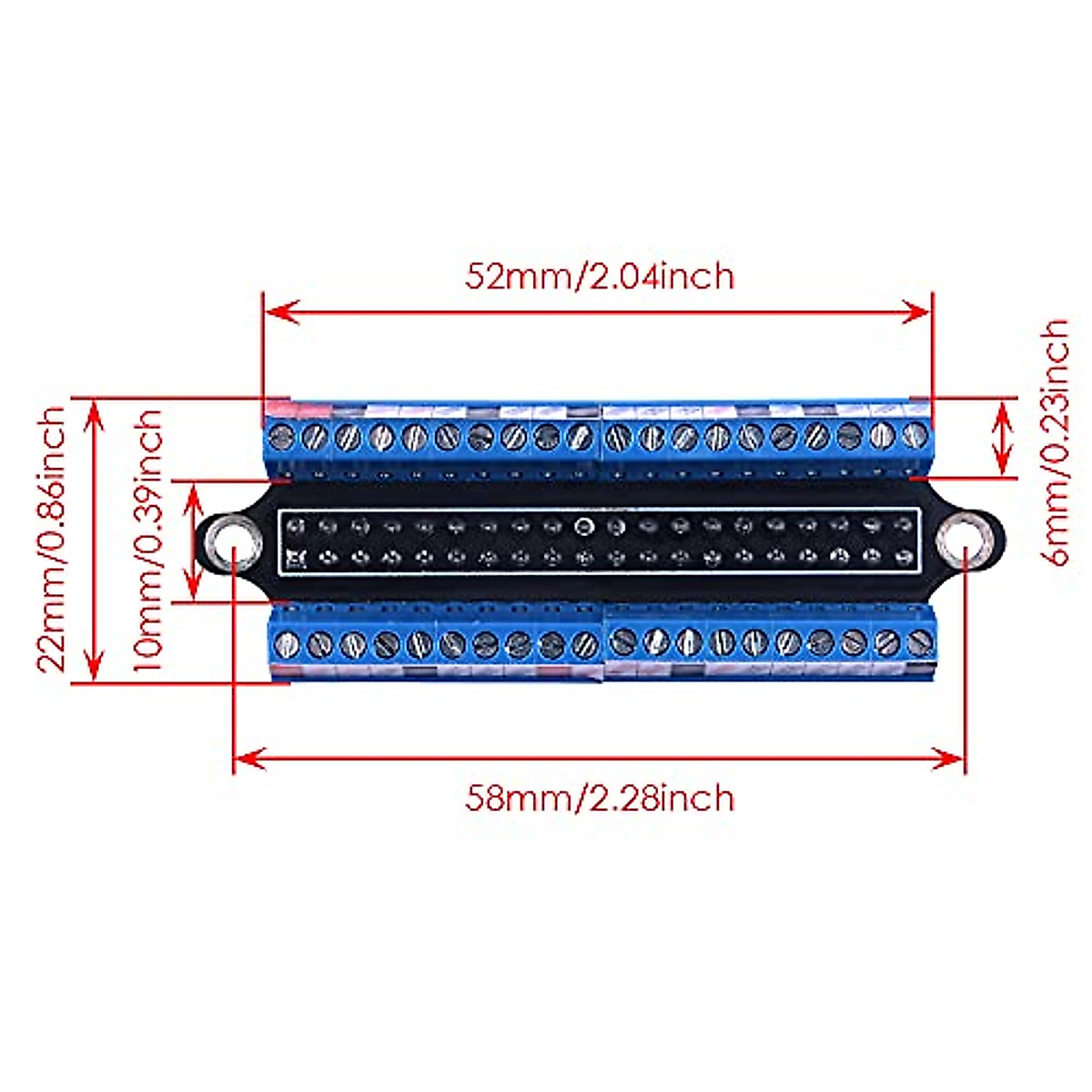 GeeekPi Micro GPIO Terminal Block Breakout Board Module for Raspberry Pi, GPIO Expansion Board Micro Connector for Raspberry Pi 4B/3B+/3B/2B/Pi Zero/Pi Zero W/Pi Zero 2 W