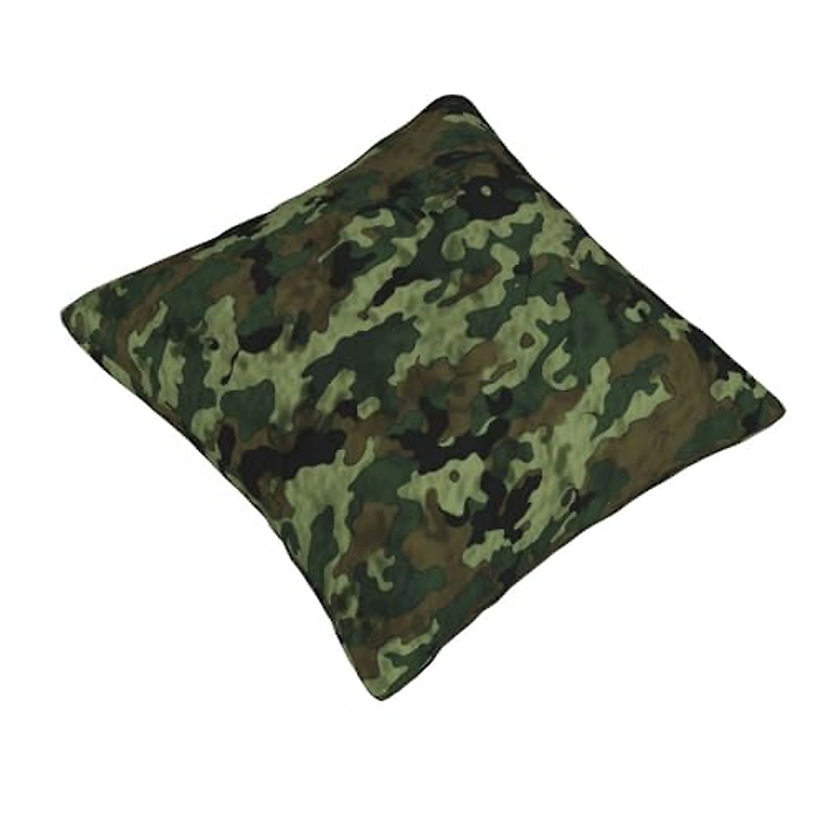 AdaNti Green Military Camo Print Throw Pillow Cover Square Soft Cushion Cover Throw Pillow Case for Home Decor Living Room Bed Couch Car 20"x20"