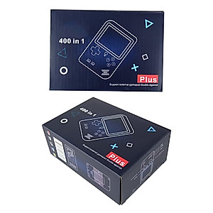 USonline911 Retro Portable Mini Handheld Video Game Console 8-Bit 3.0 Inch Color LCD Game Player Built-in 400 Games Kids Gift Accessories