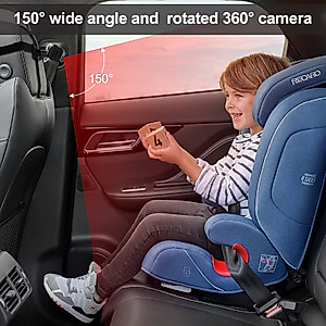 Baby Car Camera for Rear Facing, 5 Inch 1080P Infants Car Back Seat Mirror Baby Safety Camera with Monitor Infrared Lights 150° Wide View Night Vision for All Newborn Babies