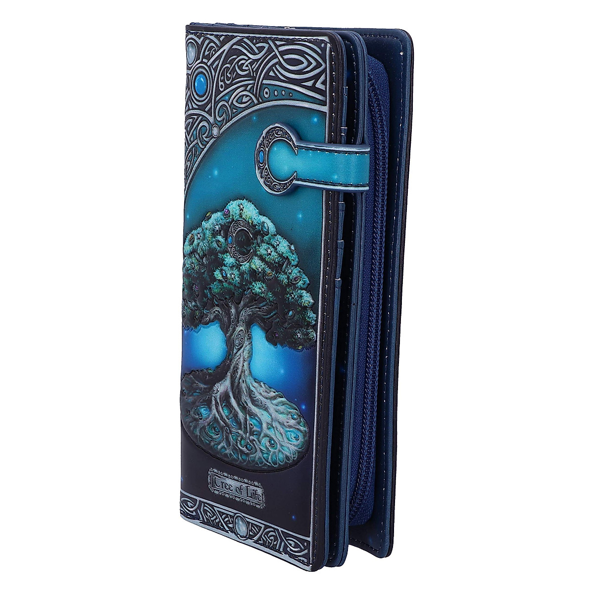 Nemesis Now Embossed Purse, Gothic Wallet, 18.5cm - Tree of Life
