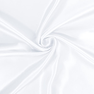 American Trends Women Silk Feeling Scarf Satin Head Scarves Vintage Square Satin Scarf Wrap Neck Scarf Lightweight Silk Like Bandana White