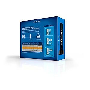 Linksys DOCSIS 3.0 16x4 Cable Modem with Comcast Xfinity, Time Warner Cable, Charter, Cox, Cablevision, and More (CM3016) (Renewed)