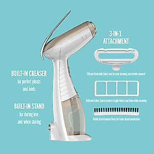 Conair Handheld Garment Steamer for Clothes, Turbo ExtremeSteam 1875W, Portable Handheld Design, Strong Penetrating Steam