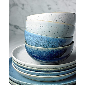 Denby Studio Blue 4 Piece Cereal Bowl Set