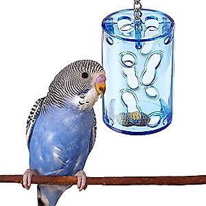 Sweet Feet & Beak - Can-o-Nuts Perfect Treat Bird Cage Toys - Safe, Non-Toxic, Easy to Install - Foraging Tough Plastic Pet Toy - Bird Accessories