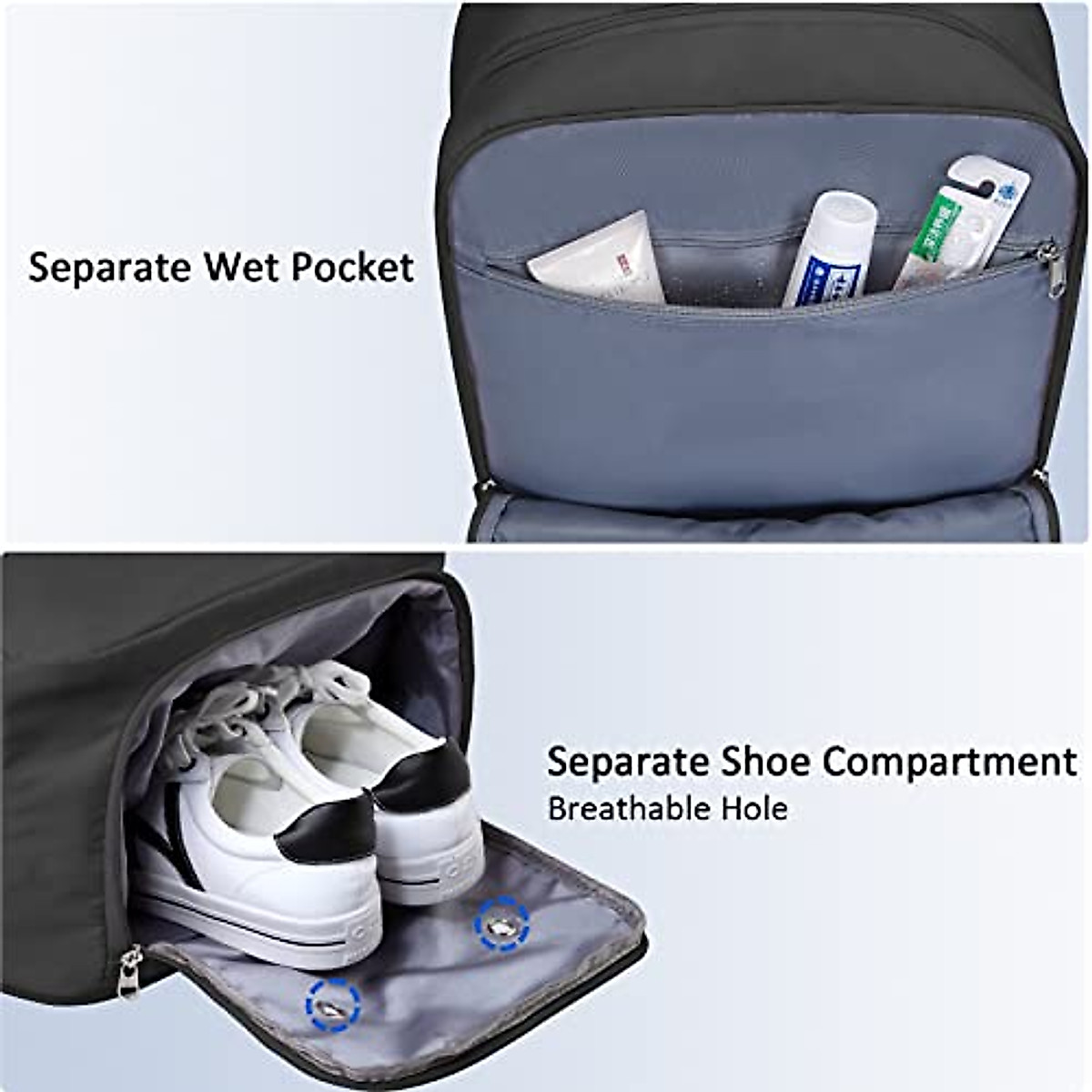 Travel Backpack for Women Men Laptop Backpack for Work, Carry On Luggage Backpack Airline Approved for Traveling, Waterproof Person Item Backpacks for Hiking School College Business with USB Port