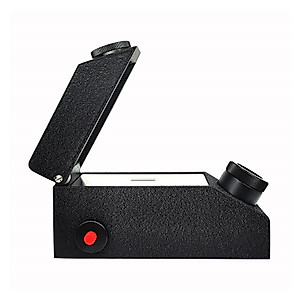 Refractometer Gem Refractometer，with Refraction Oil Jewelry Identification Instrument Distinguish Tools Jade Stone Refractive Index Easy to Focus and Calibrate