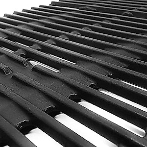 7645 Grate Replacement Parts for Weber Q200 Q220 Q2000 Q2400 Series Grill 396000 396002 53060001 54060001 566002 Accessories 2PCS 65811 Cast Iron Cooking Grid