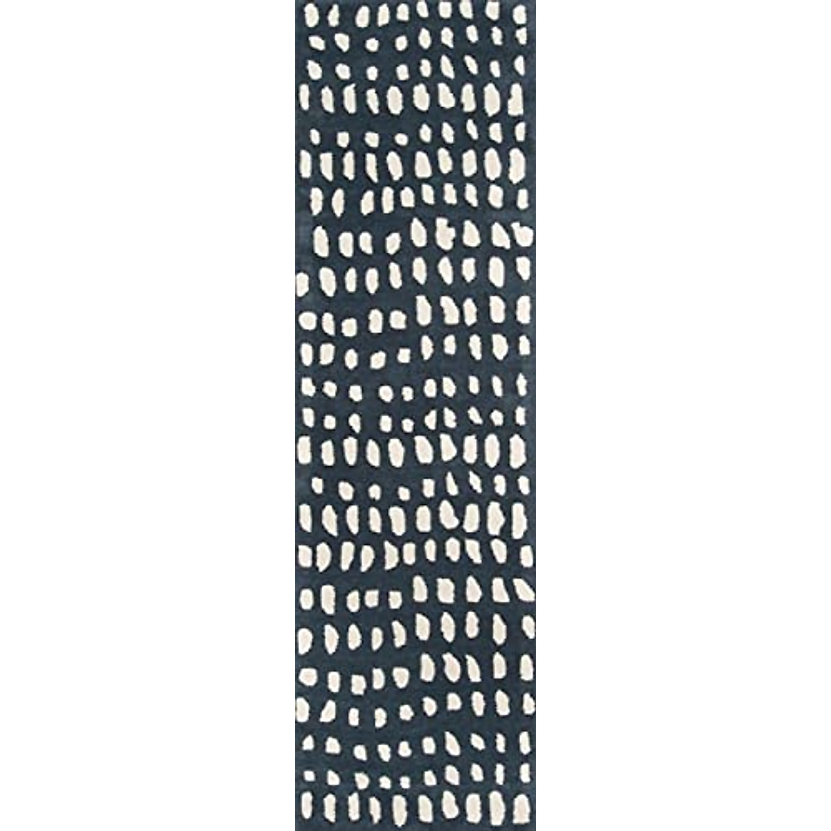 NOVOGRATZ BY MOMENI Delmar Collection Boho Dots Area Rug, 8'0 inch x 10'0 inch, Blue
