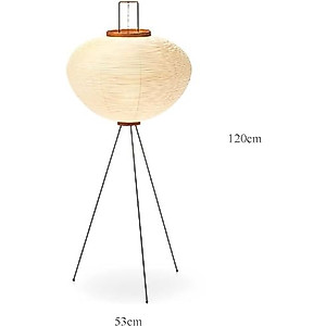 AAMNA Rice Paper Floor Lamp for Living Room Japanese Style Led Standing Lamp Bedroom Homestay Hotel Study Vertical Lantern Light Home Lighting Decoration